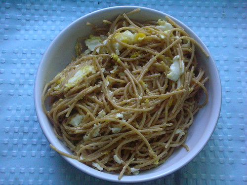 The Pasta Man - Breakfast spaghetti (with fried eggs)